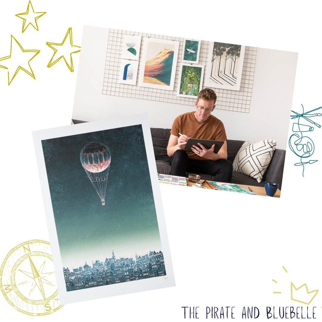 David Fleck Illustration – The Pirate and Bluebelle